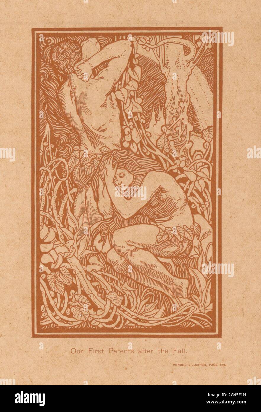 Adam and Eve after the fall; Our First Parents After The Fall. In the ...
