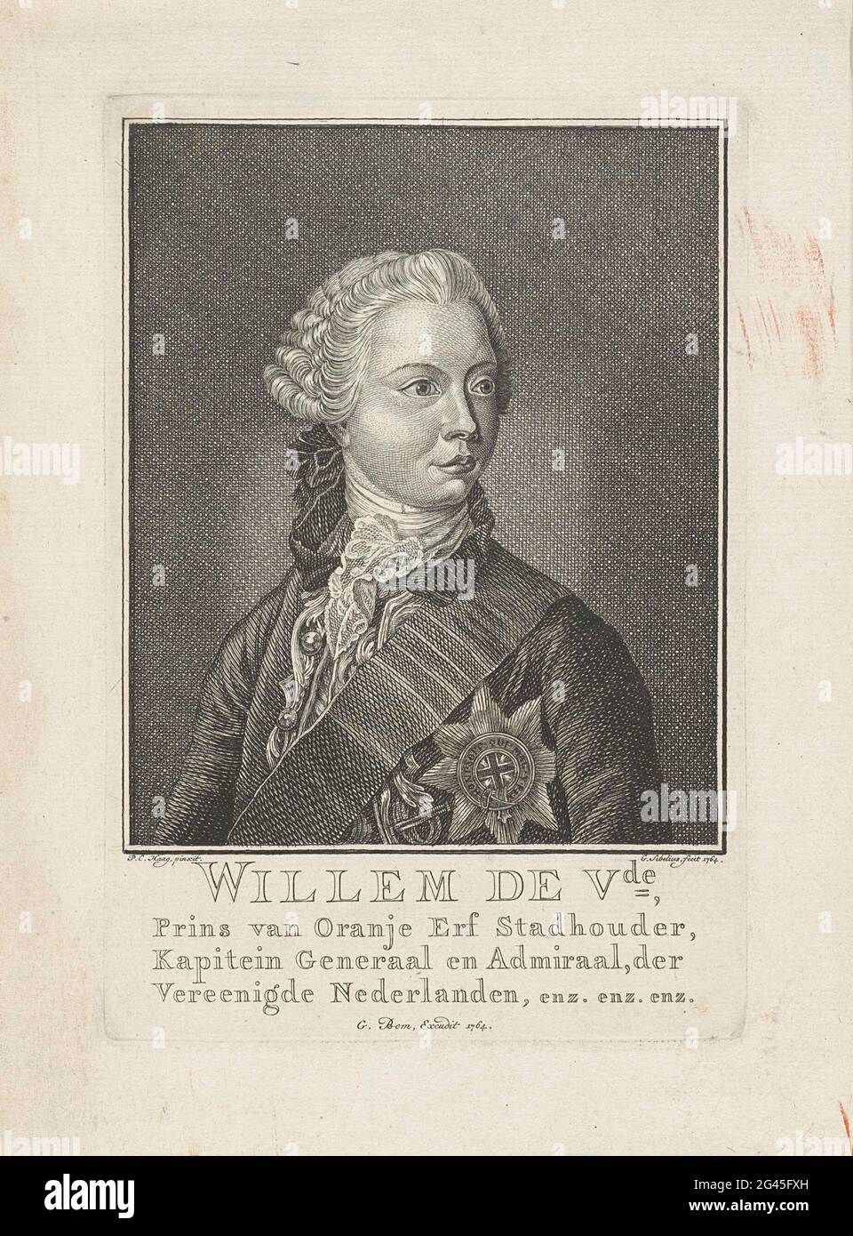 Portrait of Willem IV, Prince of Orange-Nassau. Portrait of Willem IV ...