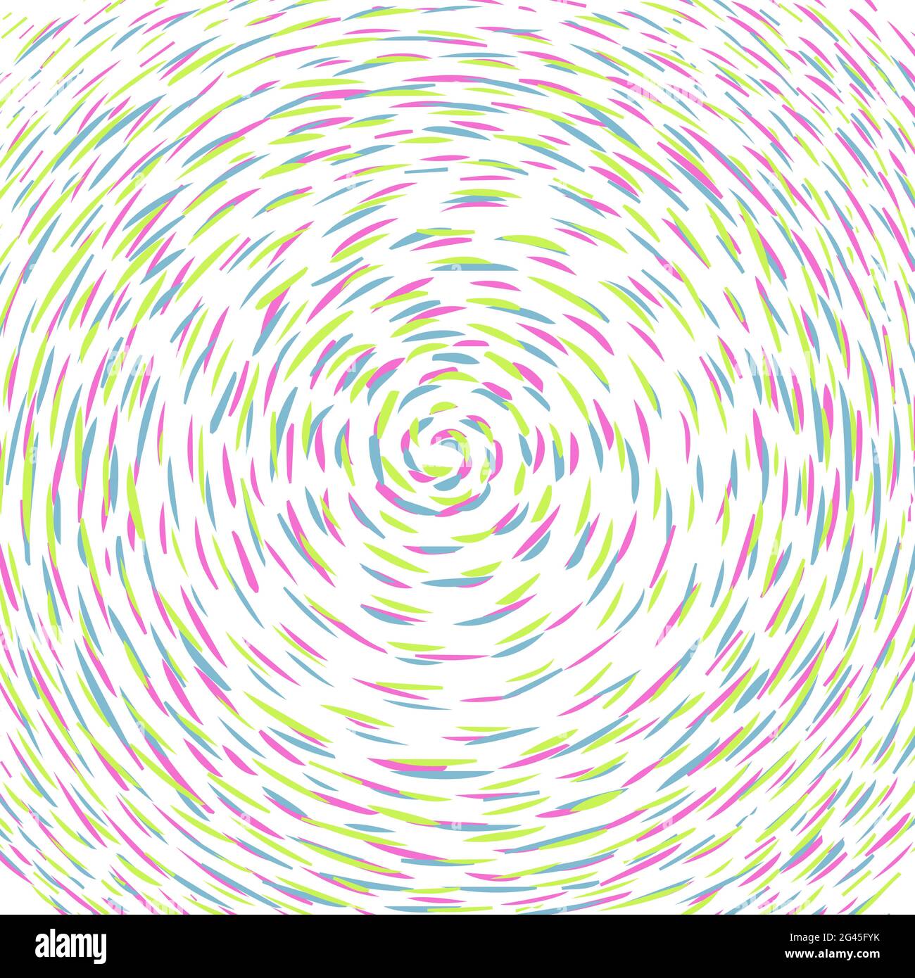 Concentric circles hatching lines abstract background. Hatching in a ...