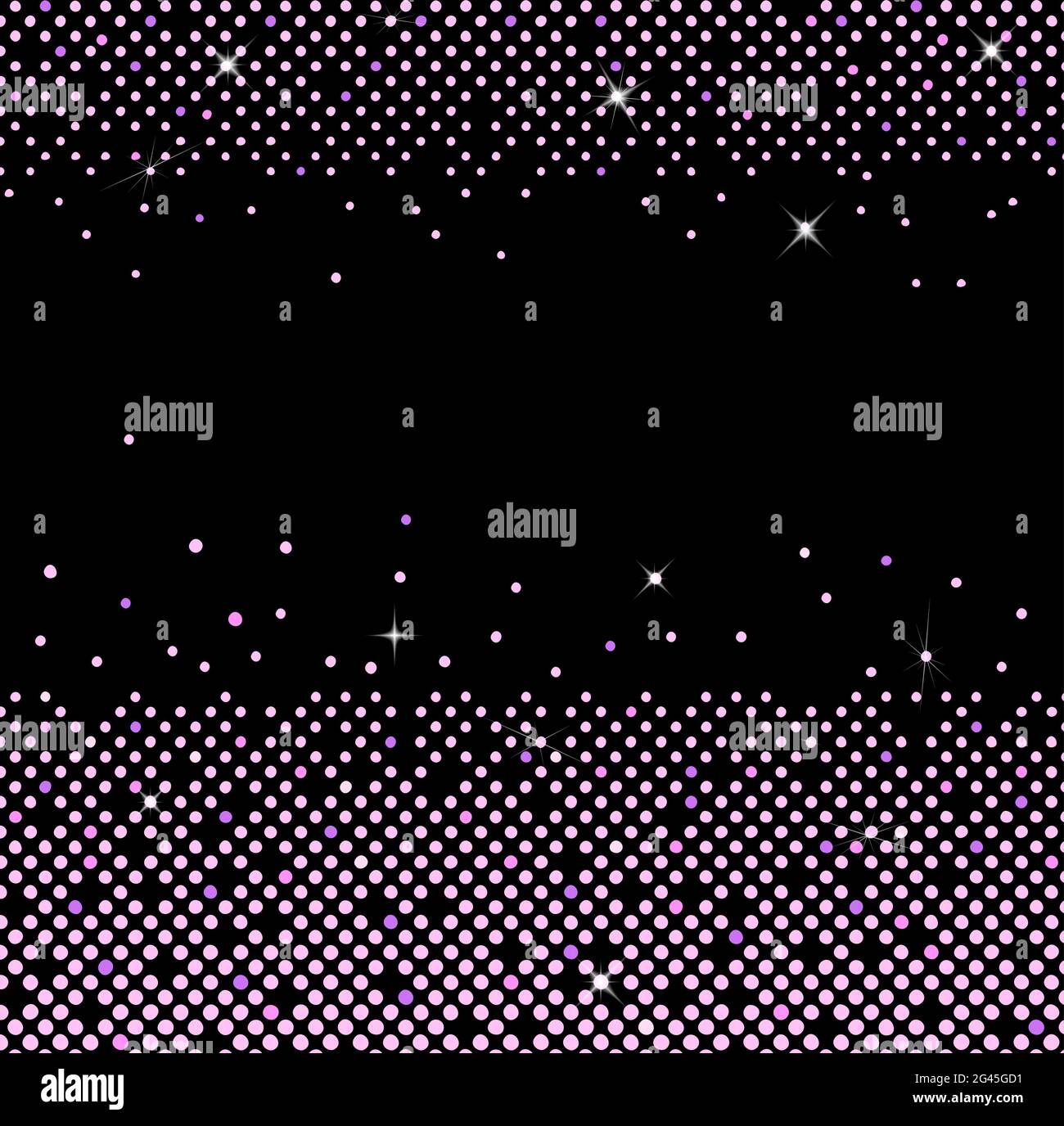 Dark background with light dots. Vector illustration Stock Vector Image ...