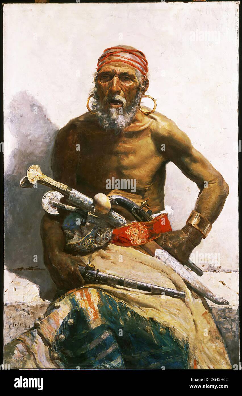 MariÃ Fortuny - Arab Chief Stock Photo - Alamy
