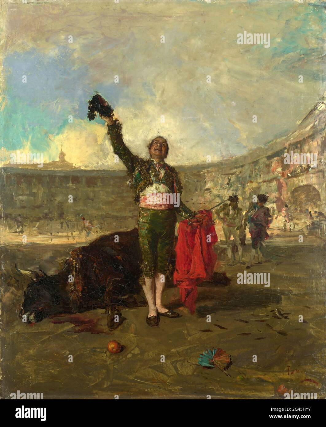 MariÃ Fortuny - the Bull Fighters Salute Stock Photo - Alamy