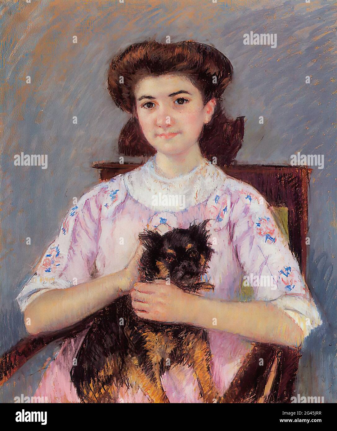 Mary Cassatt (1843-1826) - Portrait Marie Louise Durand Ruel 1911 Stock ...