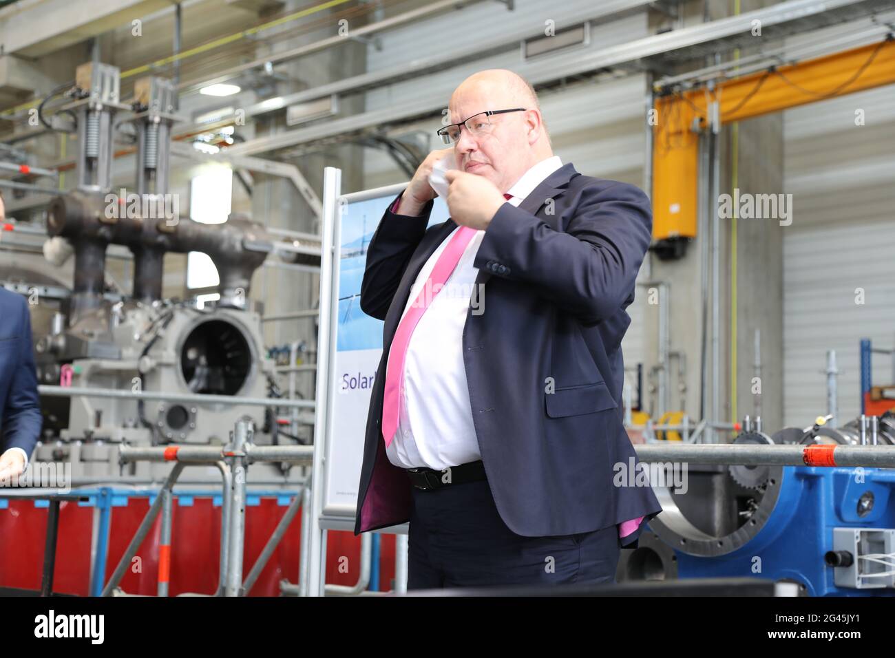 Ministerpräsident Michael Kretschmer, Staatsminister Thomas Schmidt und ...