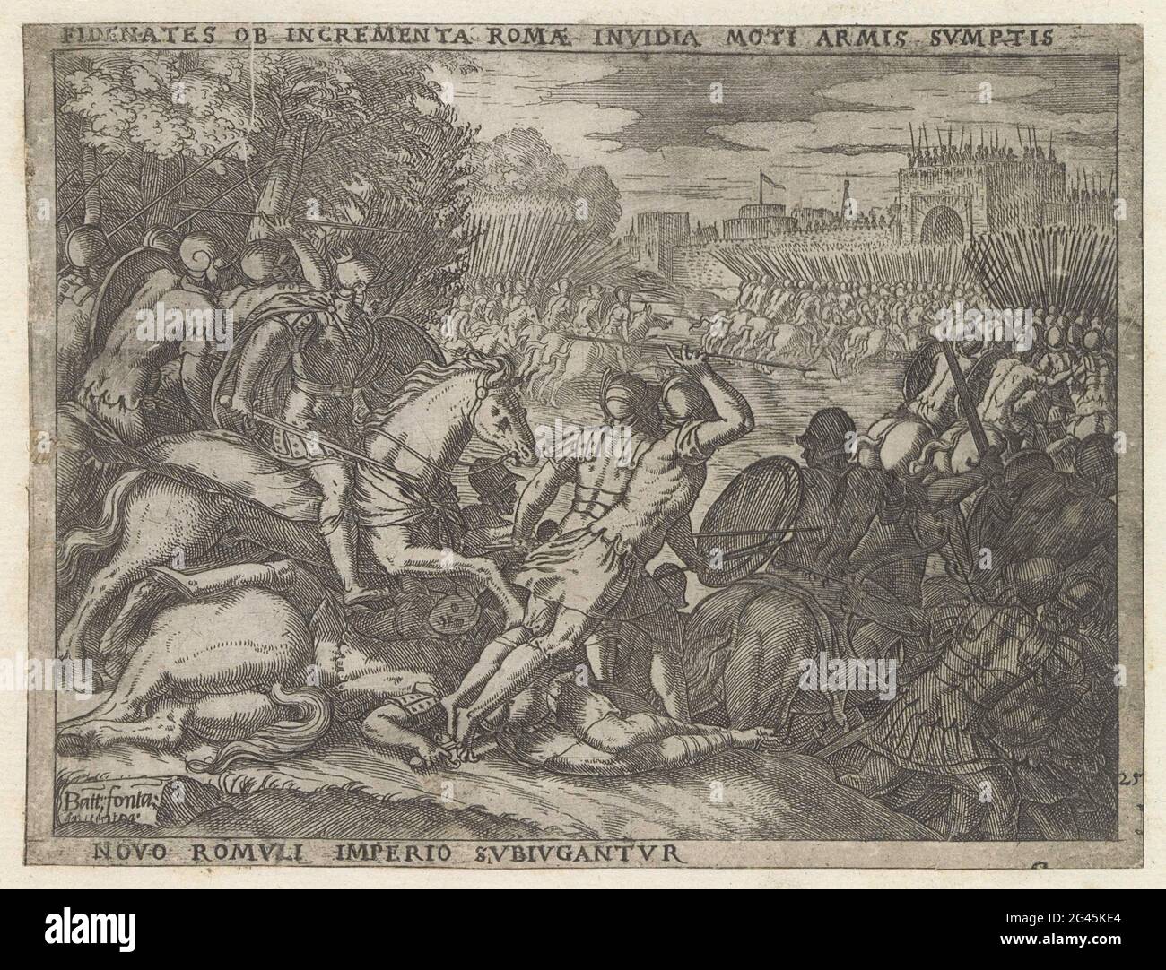 Romulus subjects fidenae; Fidates ob Incrementa (...) Imperio subiuntur ...