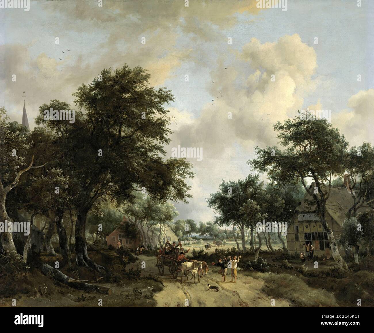 Meindert hobbema a wooded landscape hi-res stock photography and images ...