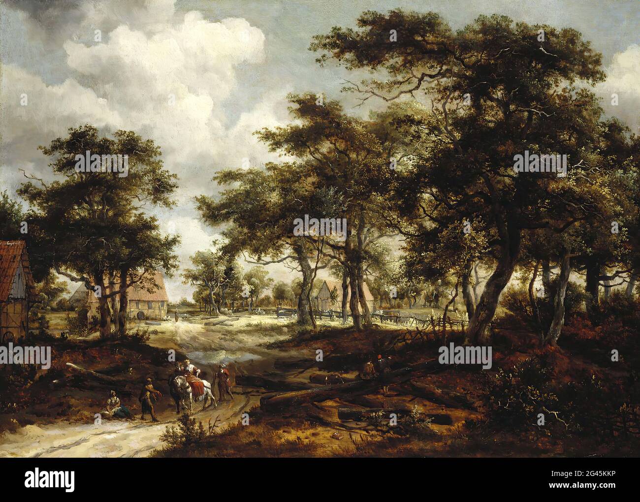 Meindert hobbema a wooded landscape hi-res stock photography and images ...