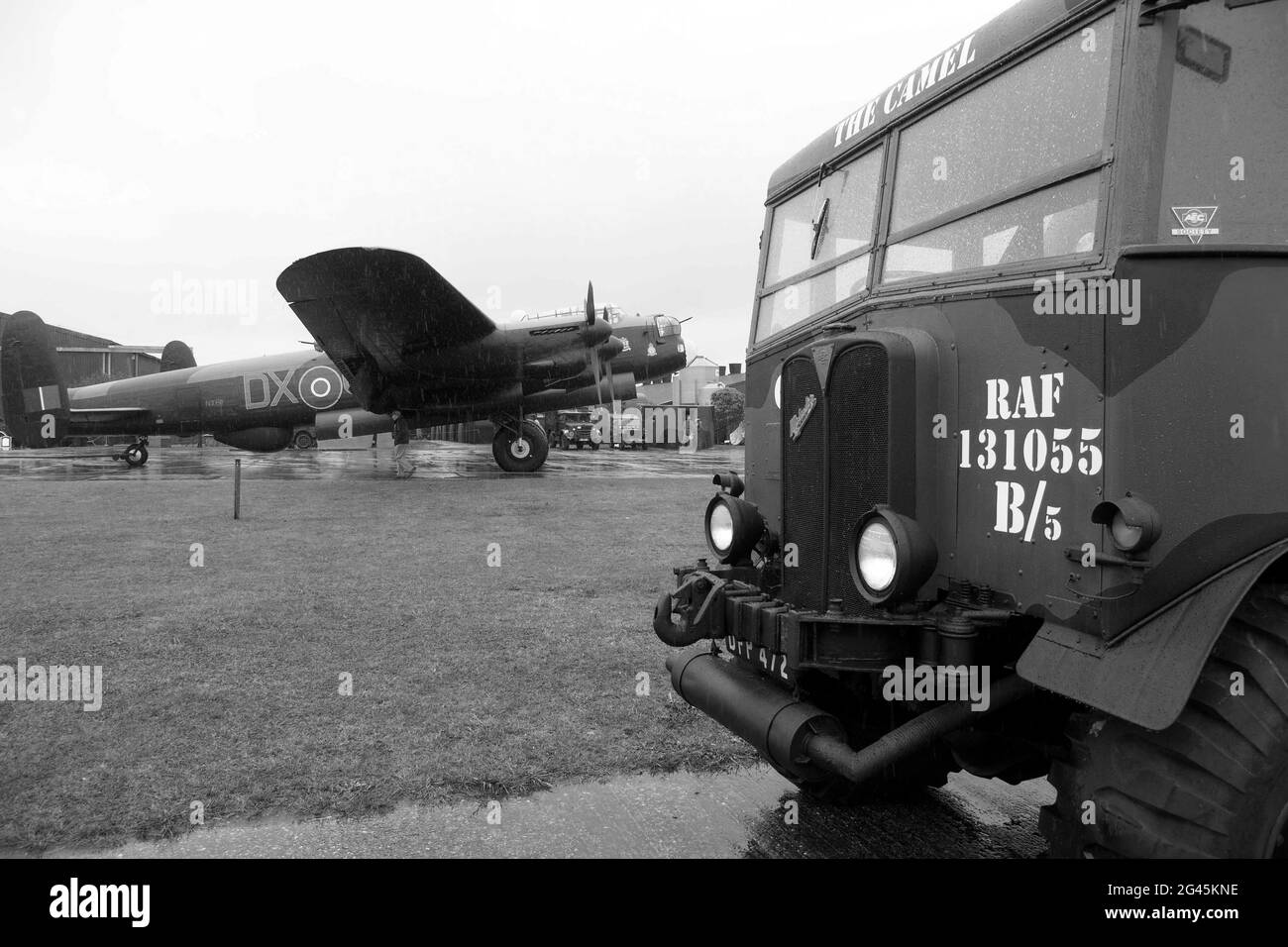 Avro lancaster dresden Black and White Stock Photos & Images - Alamy