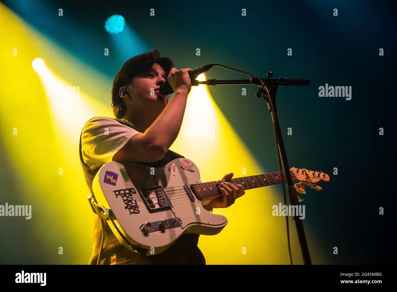 Oslo, Norway. 18th June, 2021. The Norwegian indie pop band Boy Pablo ...