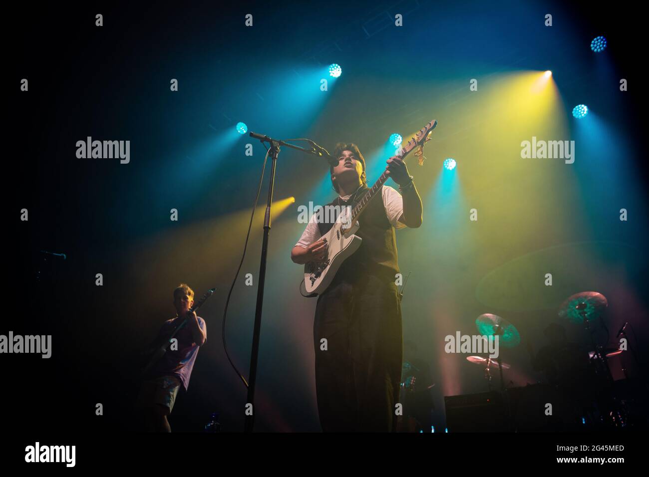 Oslo, Norway. 18th June, 2021. The Norwegian indie pop band Boy Pablo ...