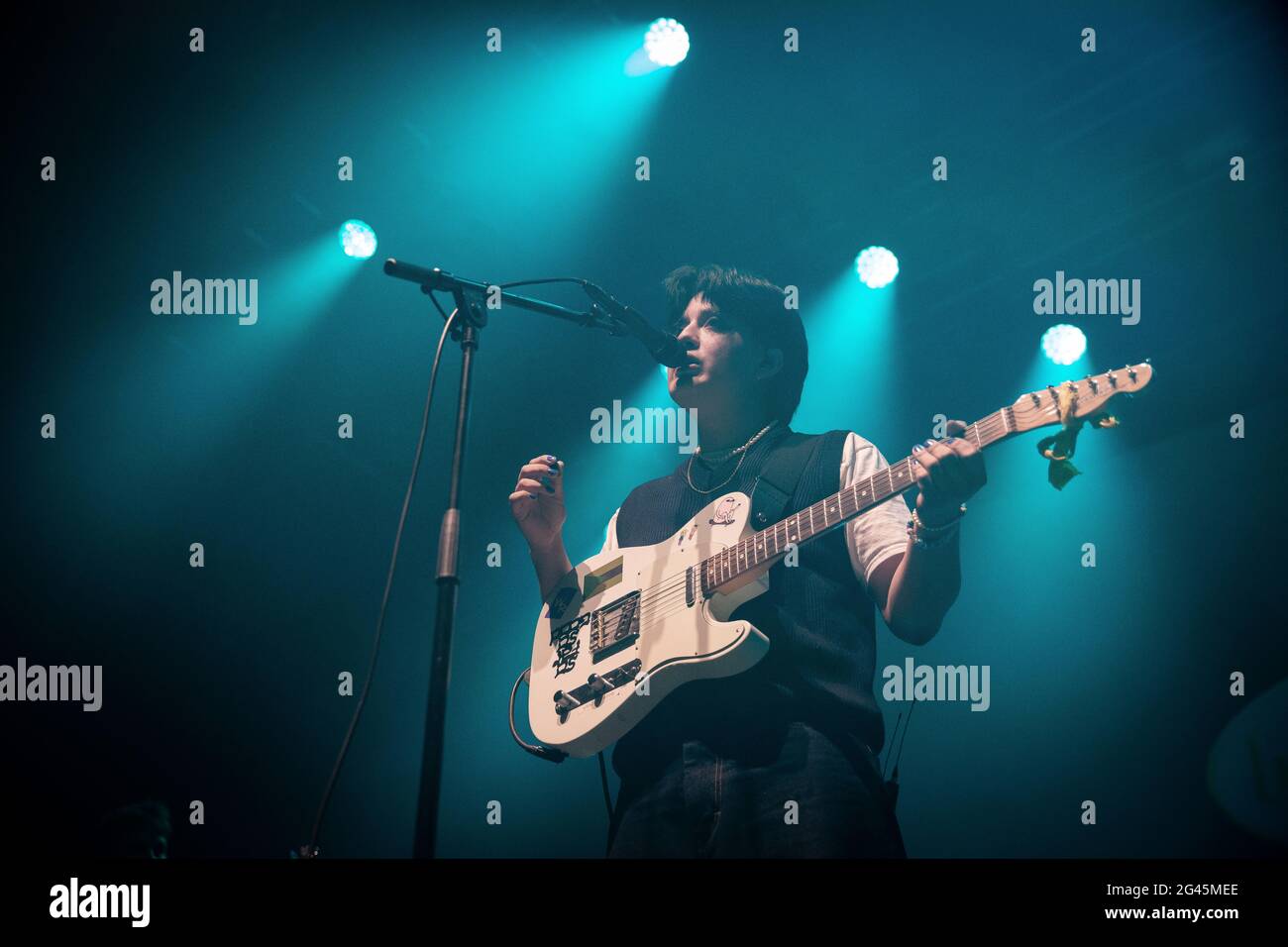Oslo, Norway. 18th June, 2021. The Norwegian indie pop band Boy Pablo ...