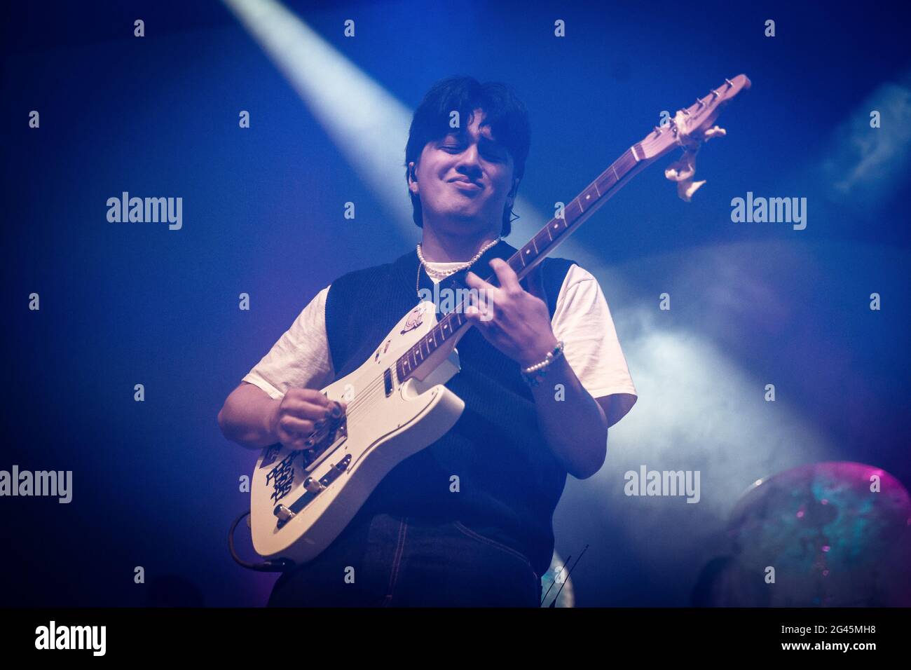 Oslo, Norway. 18th June, 2021. The Norwegian indie pop band Boy Pablo ...