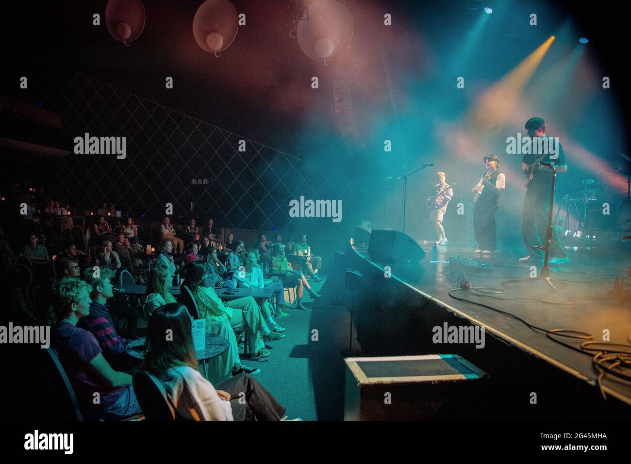 Oslo, Norway. 18th June, 2021. The Norwegian indie pop band Boy Pablo ...