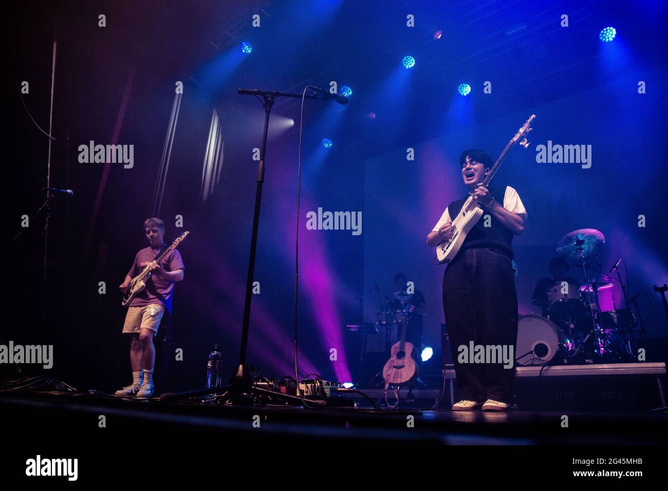 Oslo, Norway. 18th June, 2021. The Norwegian indie pop band Boy Pablo ...