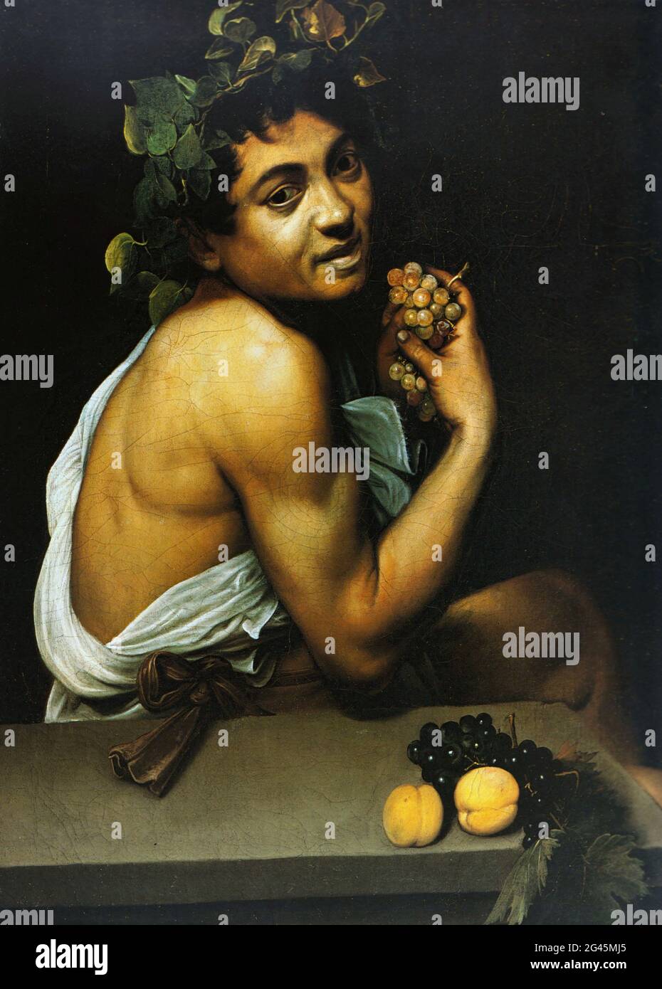Caravaggio Self Portrait As Bacchus