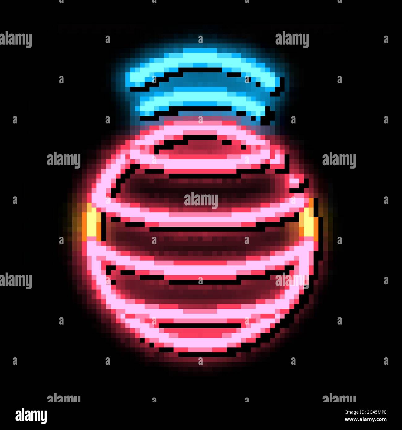 spinning ball neon glow icon illustration Stock Vector Image & Art - Alamy