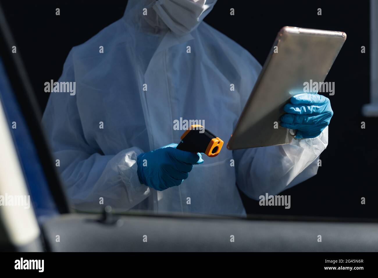 Lab overalls hi-res stock photography and images - Alamy
