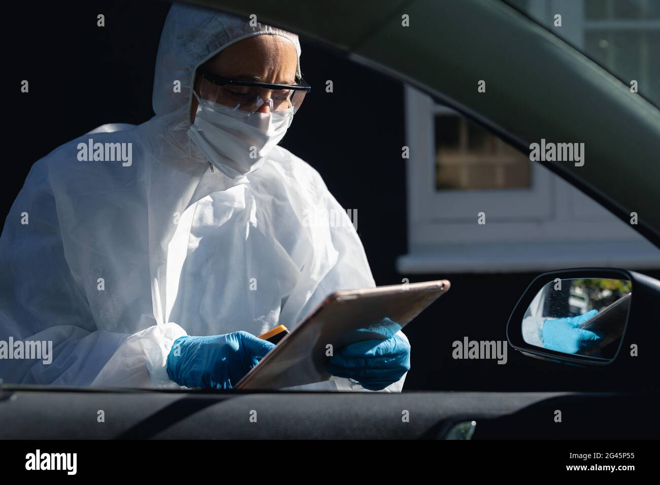 Lab overalls hi-res stock photography and images - Alamy