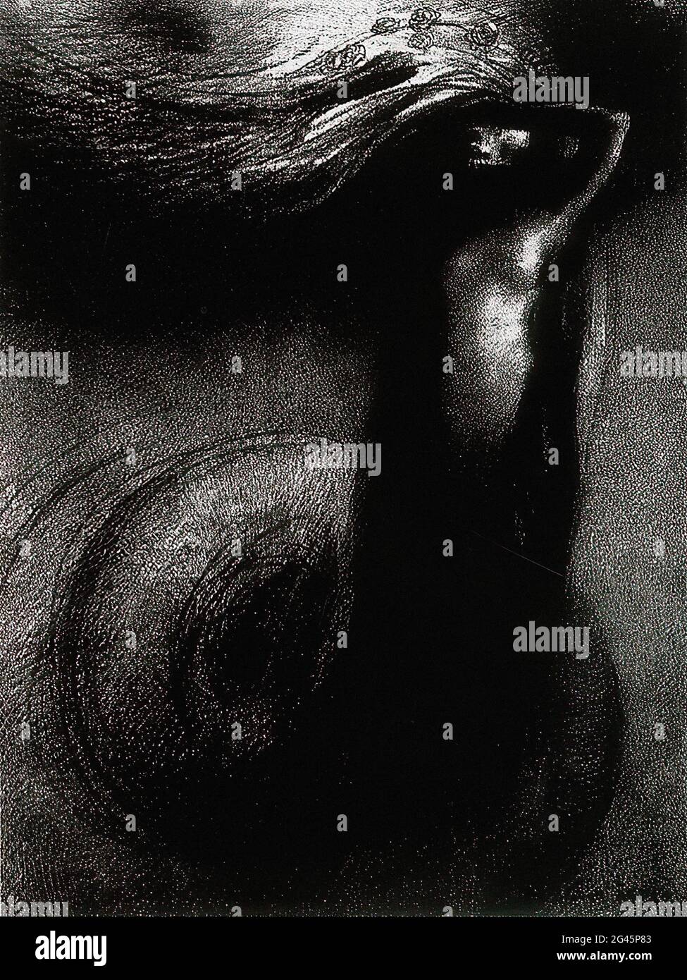 Odilon Redon - Death My Irony Surpasses All Others 1889 Stock Photo - Alamy