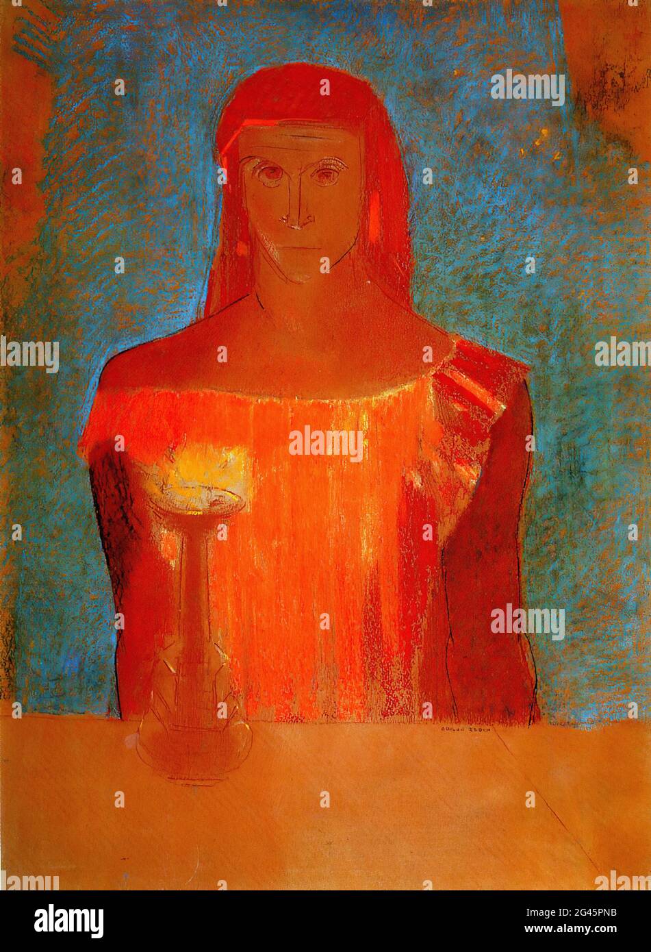 Odilon Redon - Lady Macbeth C 1898 Stock Photo - Alamy