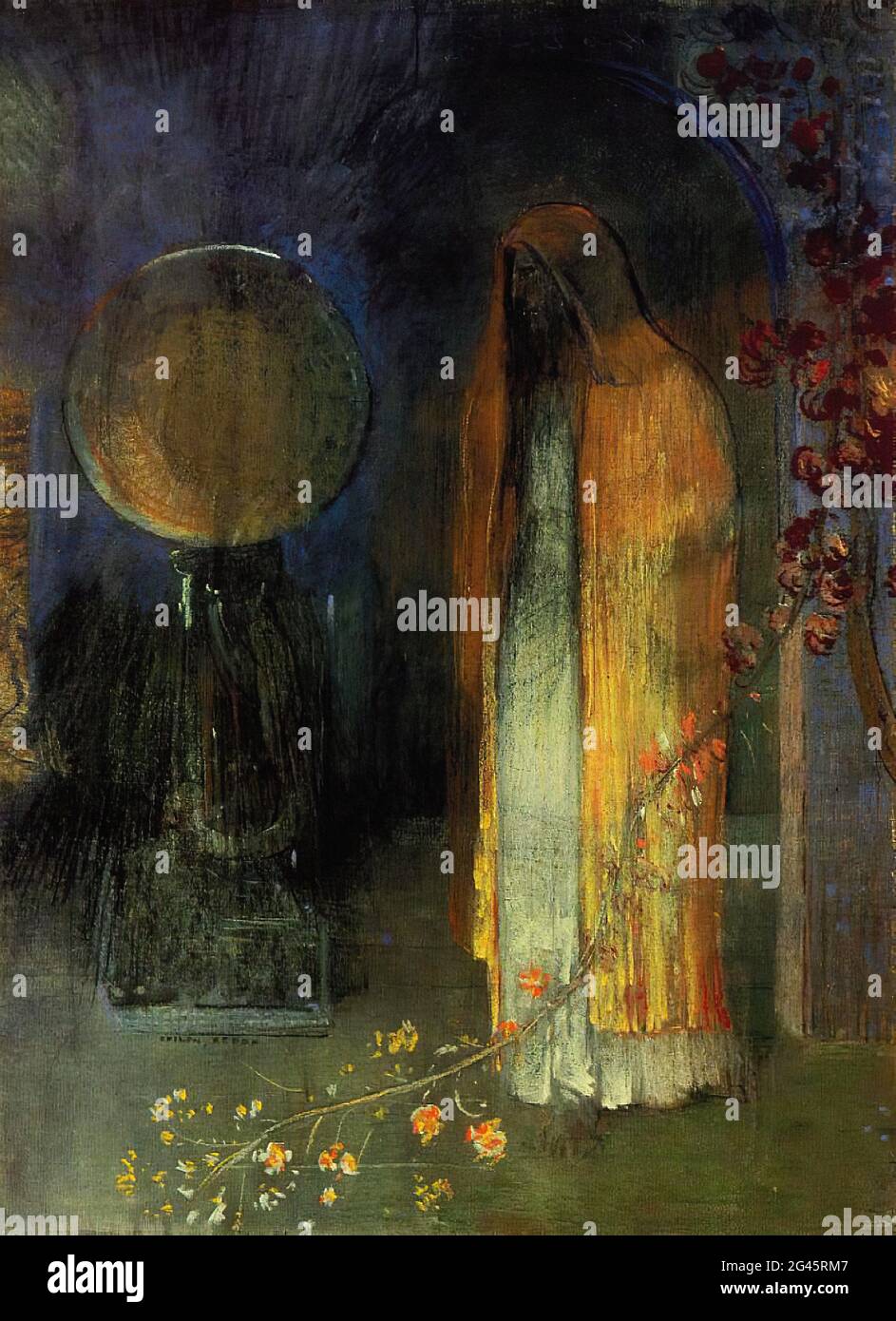 The yellow cape odilon redon hi-res stock photography and images - Alamy