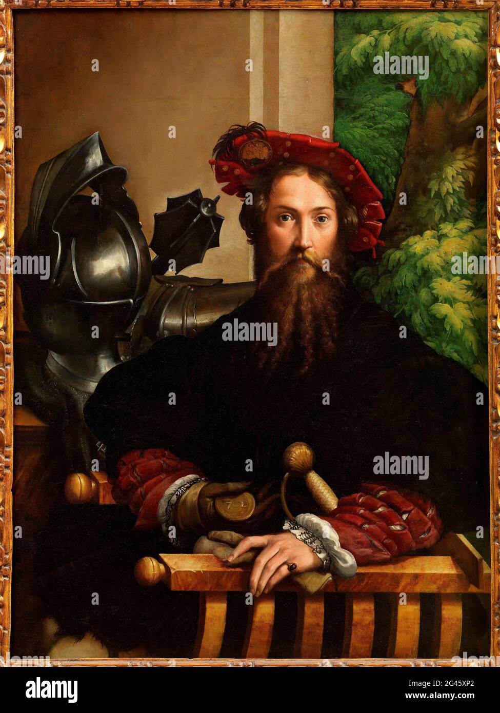 Parmigianino - Portrait of Galeazzo Sanvitale Stock Photo - Alamy