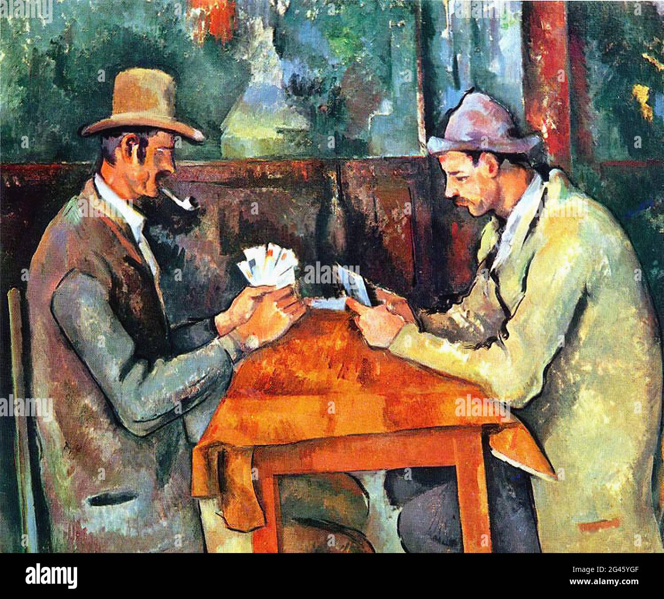 He card players by cézanne hi-res stock photography and images - Alamy