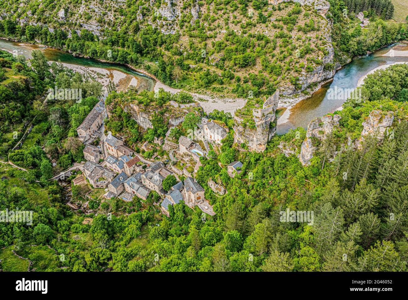 Village castelbouc in du cevennes tarn hi-res stock photography and ...