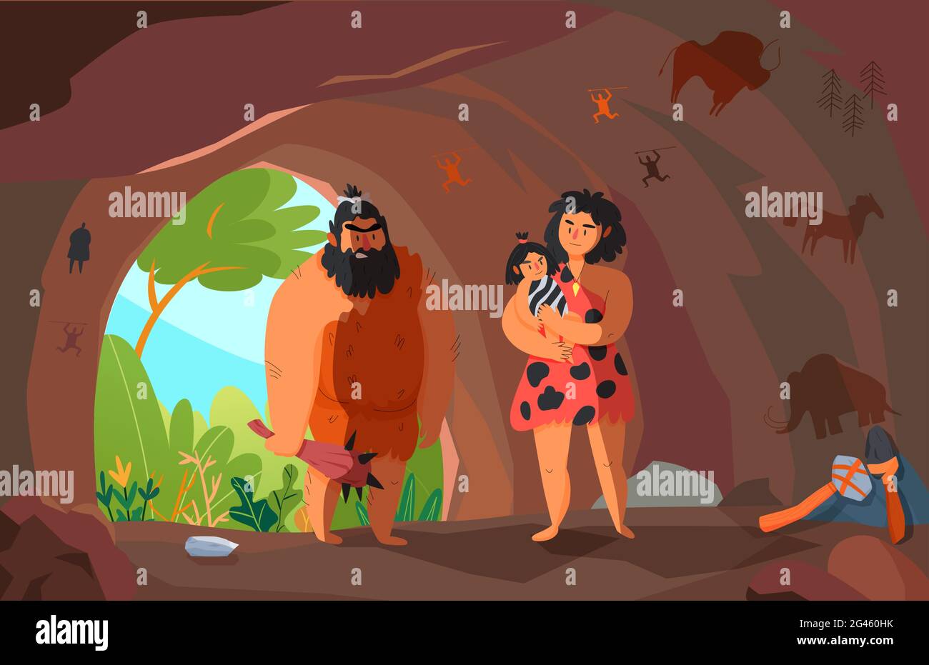 Neanderthal Vector Vectors High Resolution Stock Photography and Images ...