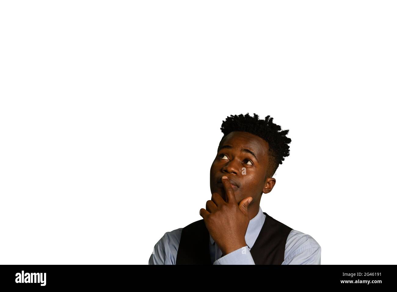 Close up face confused puzzled hi-res stock photography and images - Alamy