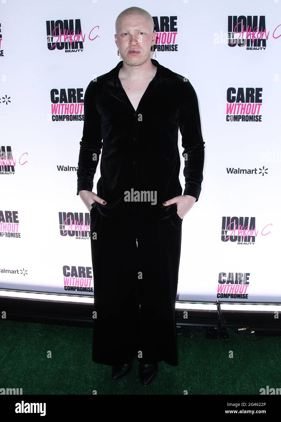 WEST HOLLYWOOD, LOS ANGELES, CALIFORNIA, USA - JUNE 18: Model Shaun ...