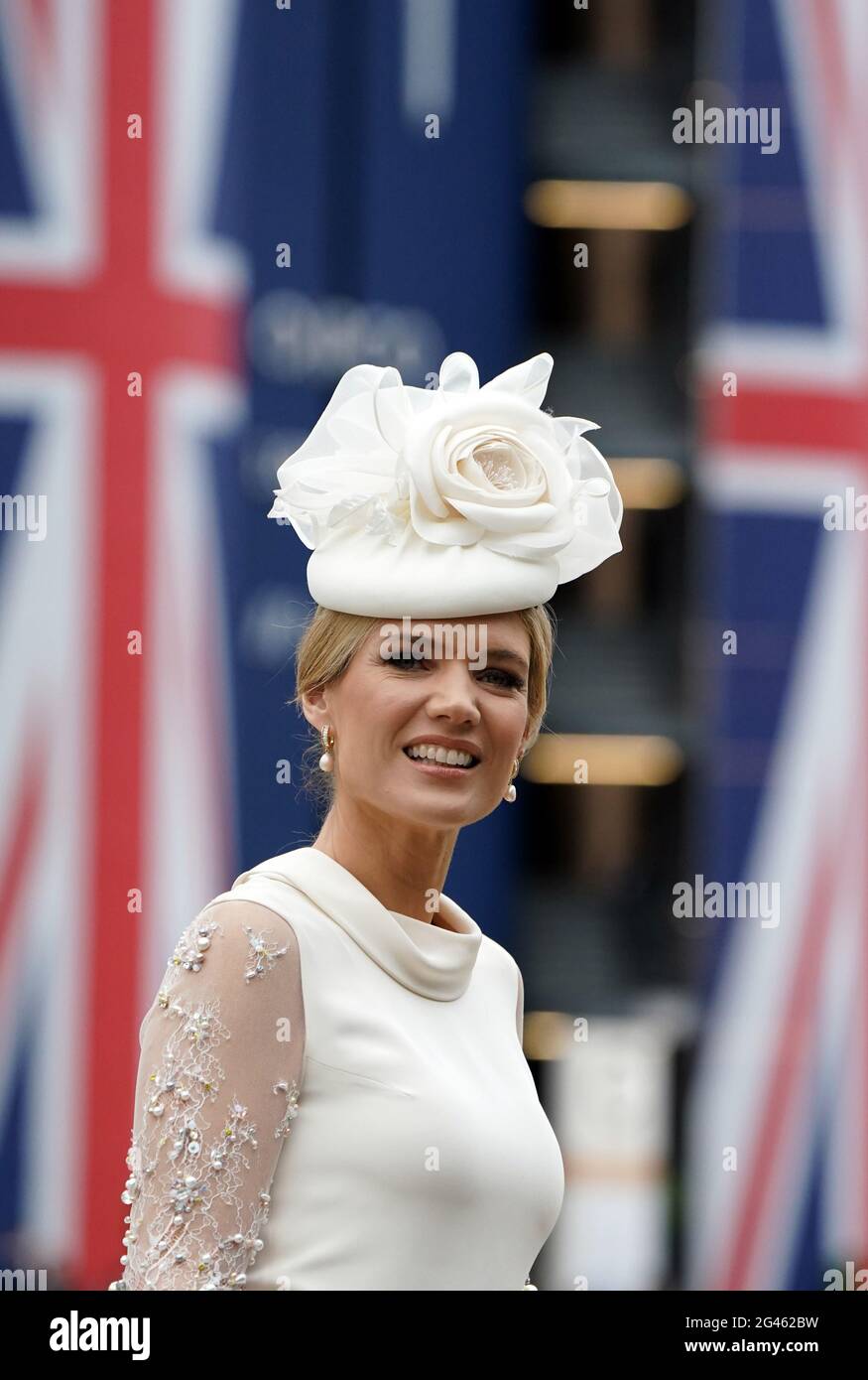 Charlotte Hawkins ahead of day five of Royal Ascot at Ascot Racecourse ...