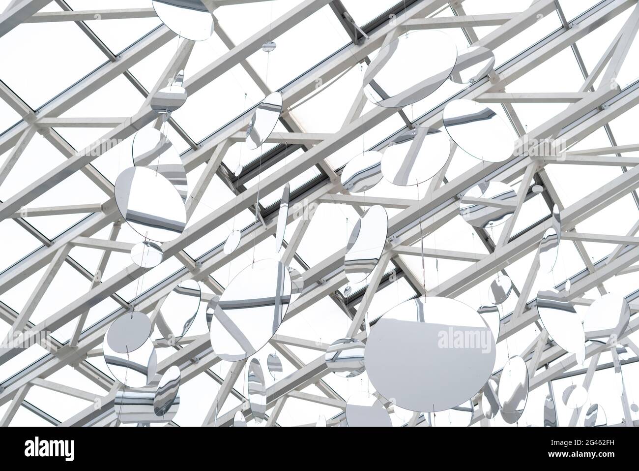 abstract glass mirror design background, reflections concept Stock ...