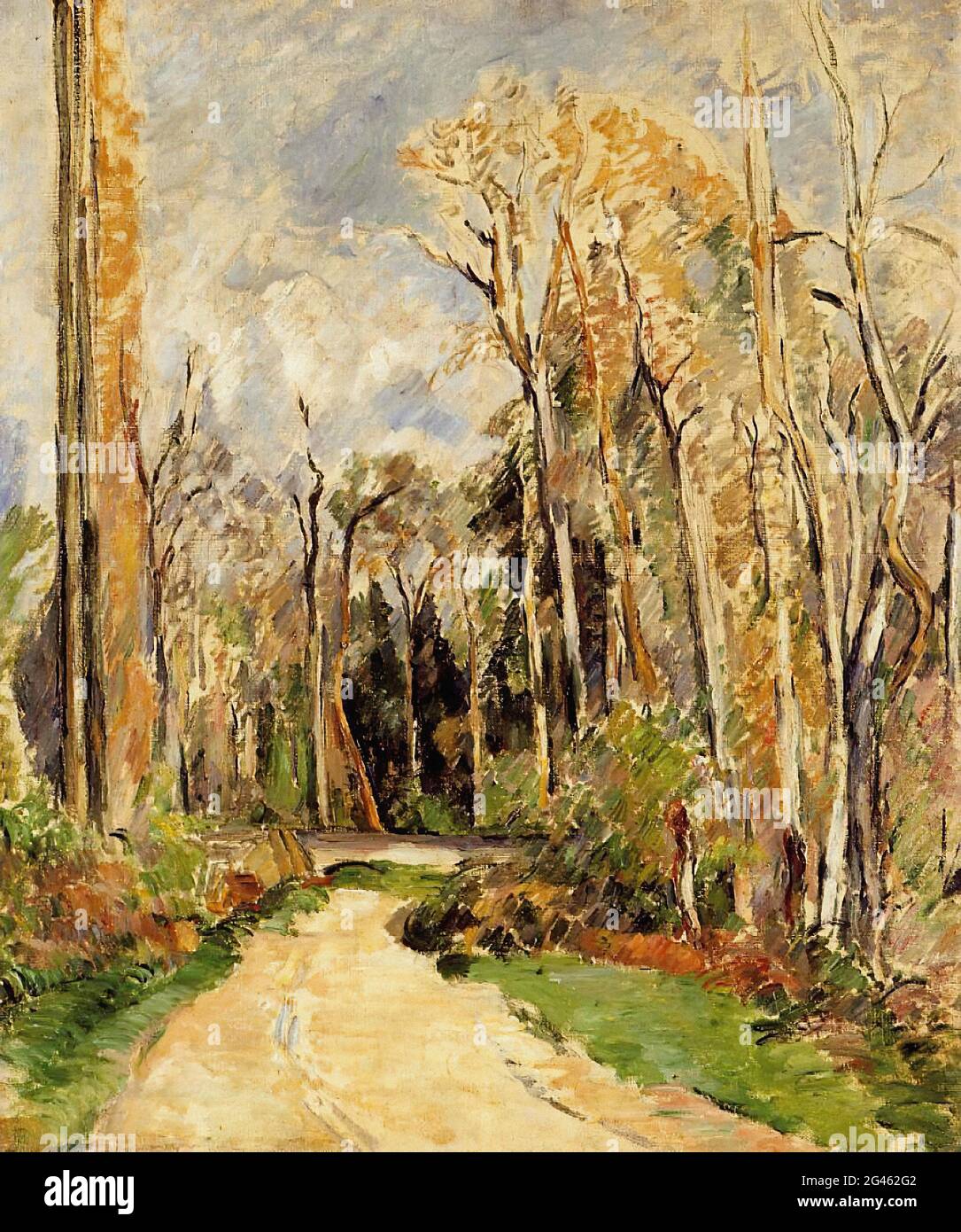 History paul cezanne forest hi-res stock photography and images - Alamy