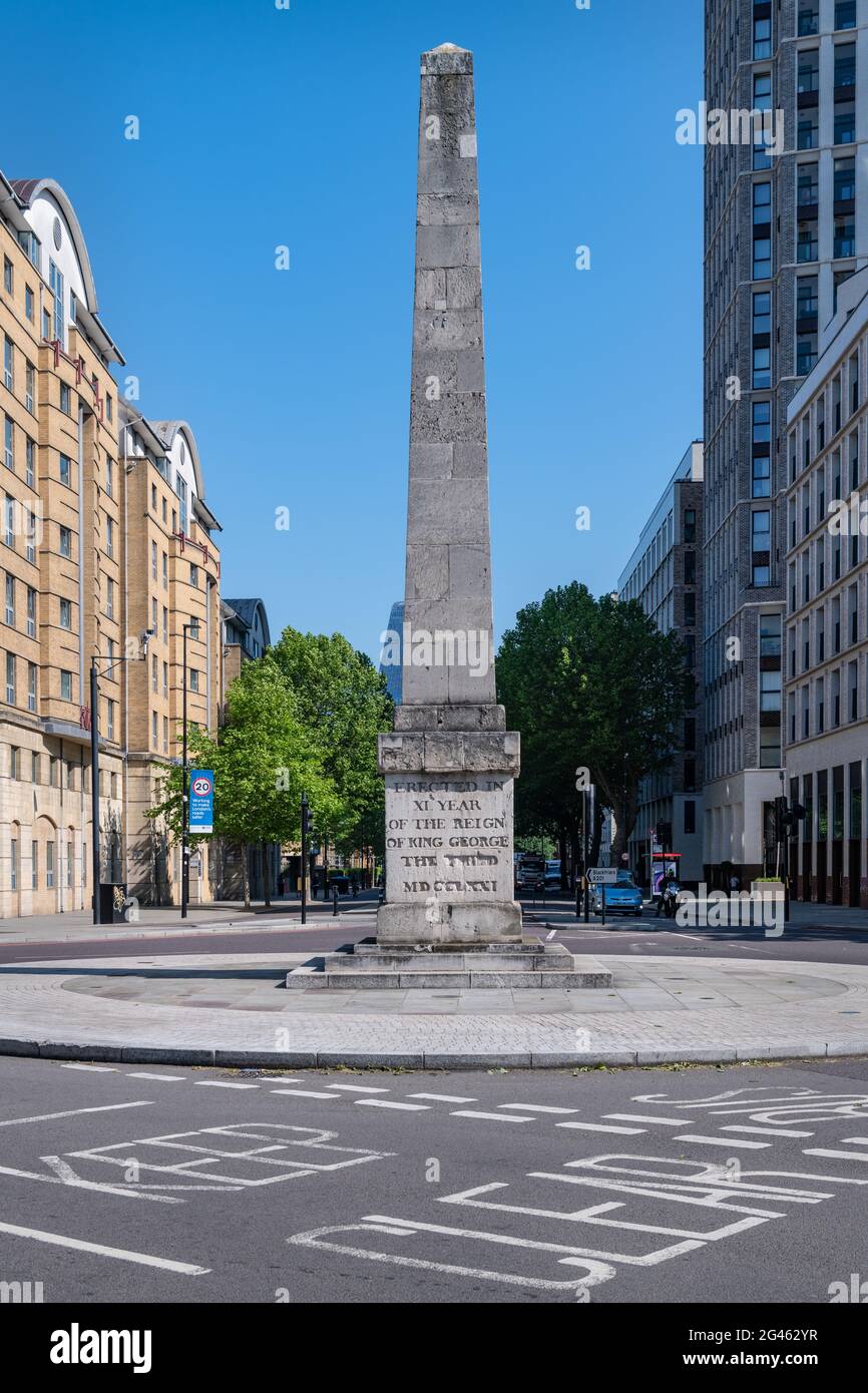 Obelisk st georges circus southwark hi-res stock photography and images ...