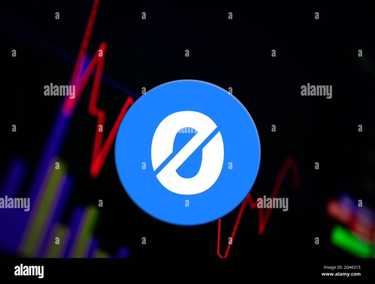 Origin Protocol OGN Cryptocurrency. coin growth chart on the exchange ...