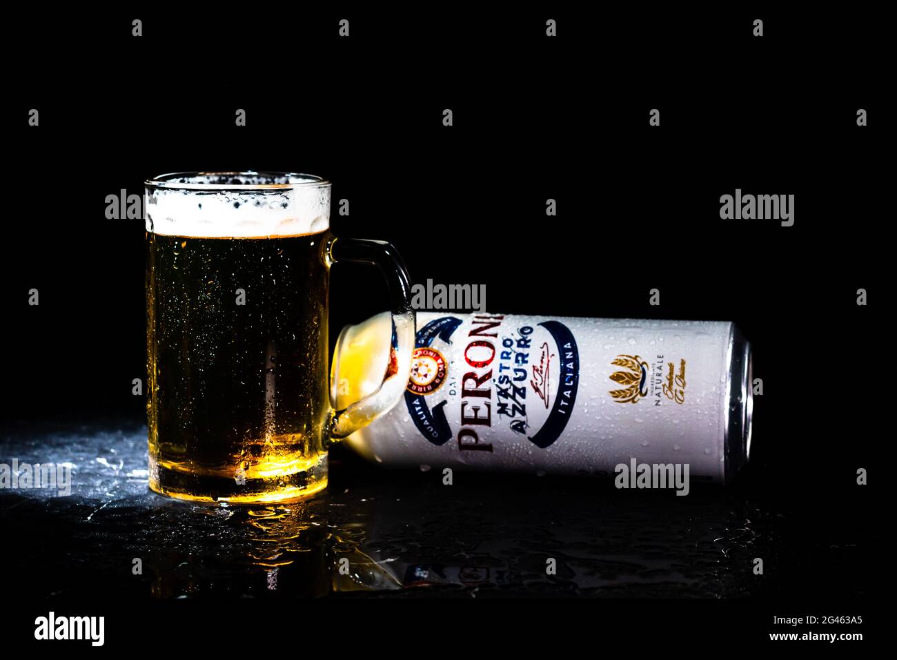 Peroni can hi-res stock photography and images - Alamy