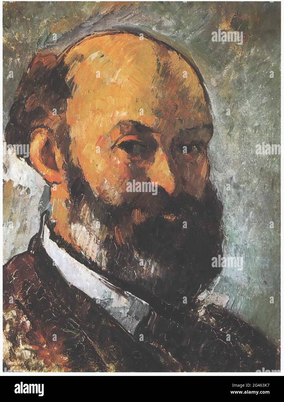 Paul Cézanne - Self Portrait C 1880 Stock Photo - Alamy