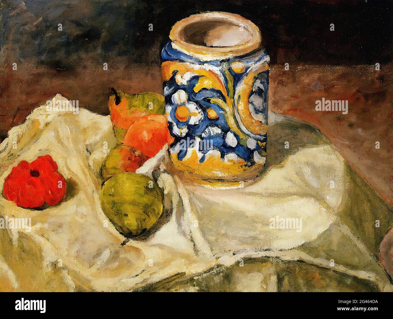 Paul cezanne still life with jar hi-res stock photography and images ...