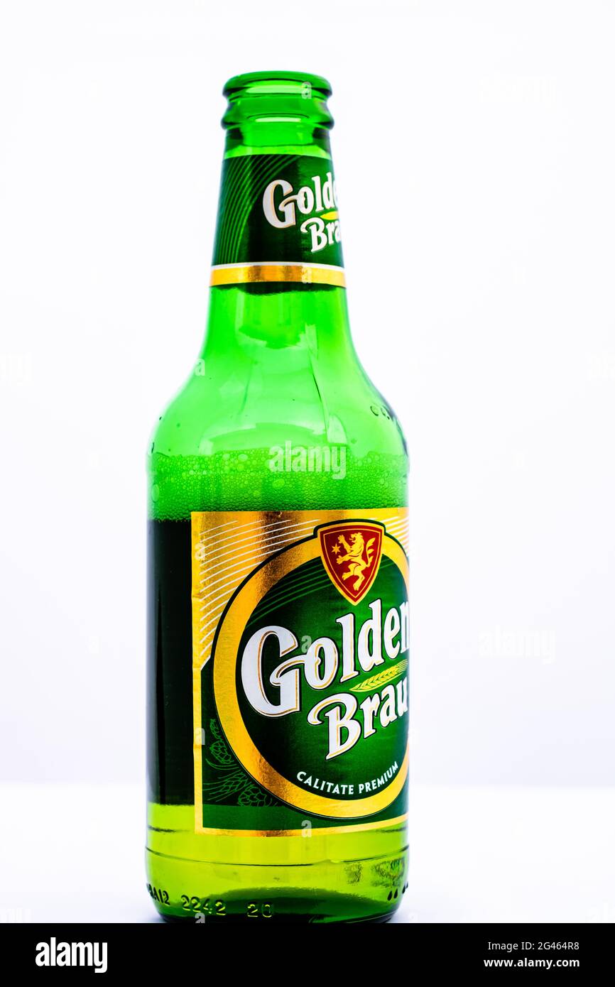 Golden brau bottle hi-res stock photography and images - Alamy