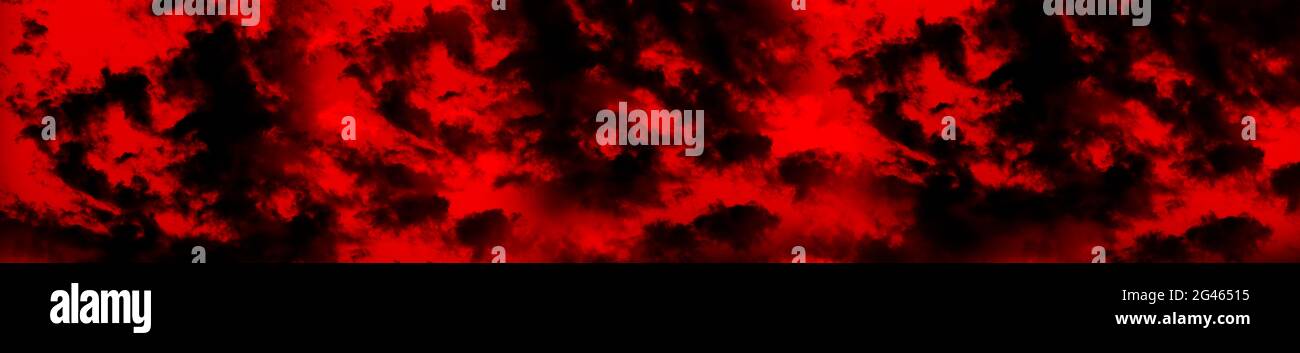 Abstract dark red background. Dramatic fiery bloody sky. Fantastic ...