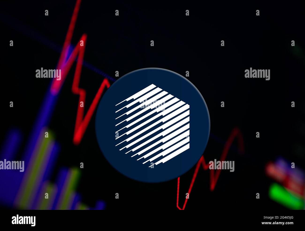 Ren Cryptocurrency. coin growth chart on the exchange, chart Stock ...