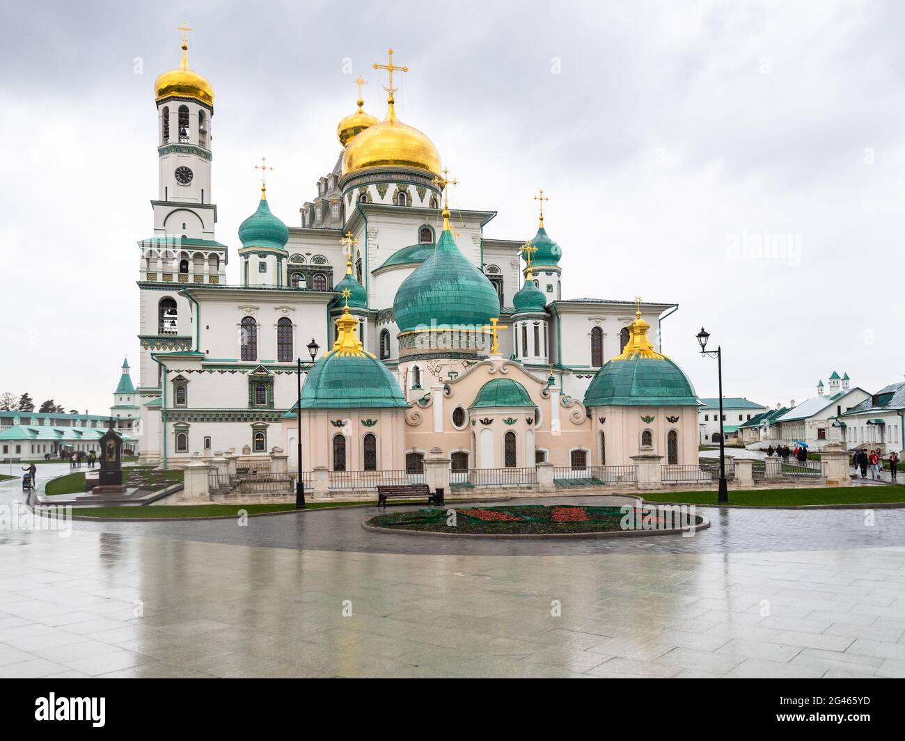 Istra, Moscow Region, Russia - May 6, 2021: view of church of Sts ...