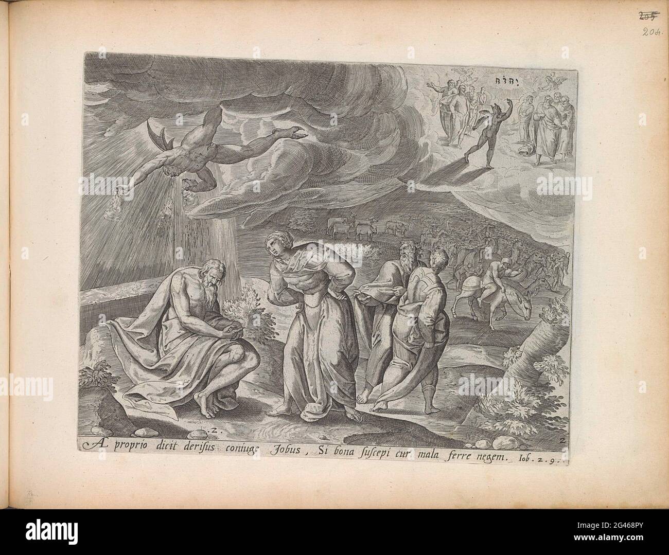 Satan asks god if hi-res stock photography and images - Alamy