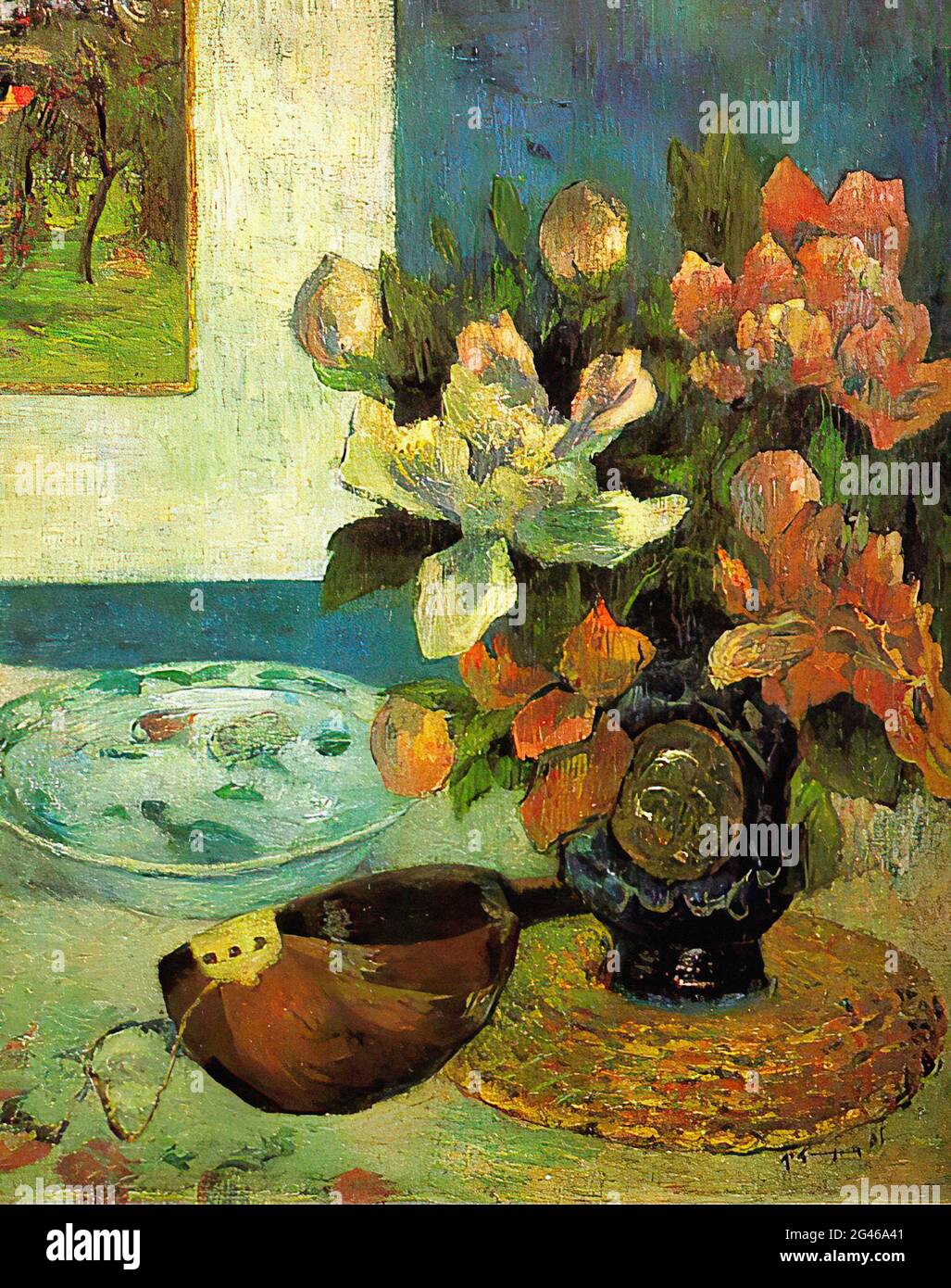 Paul Gauguin - Still Life with Mandolin 1885 Stock Photo - Alamy