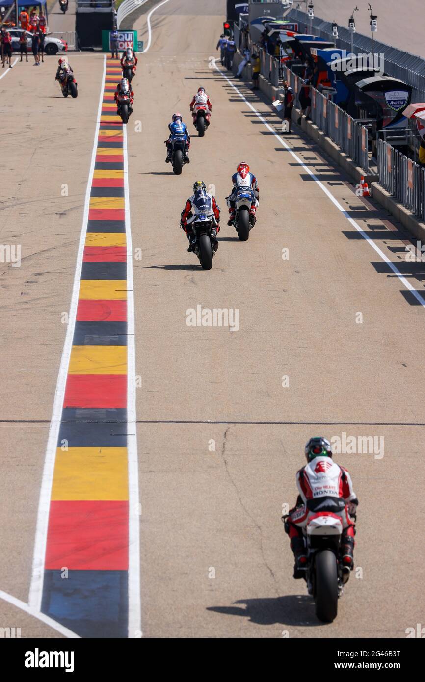 Hohenstein Ernstthal, Germany. 19th June, 2021. Motorsport/Motorcycle ...