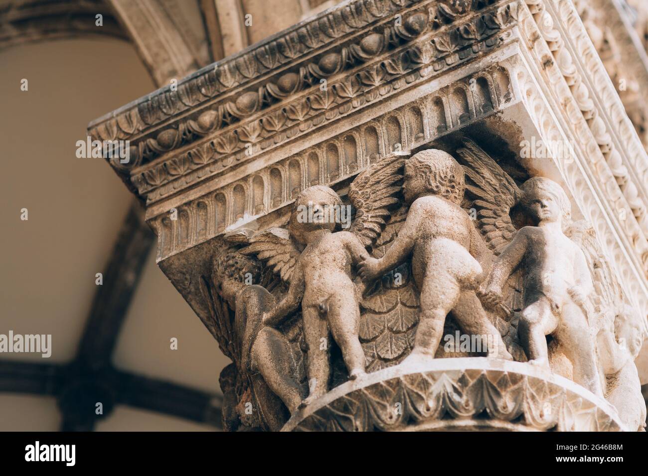 Architecture and statues of the old city Stock Photo - Alamy