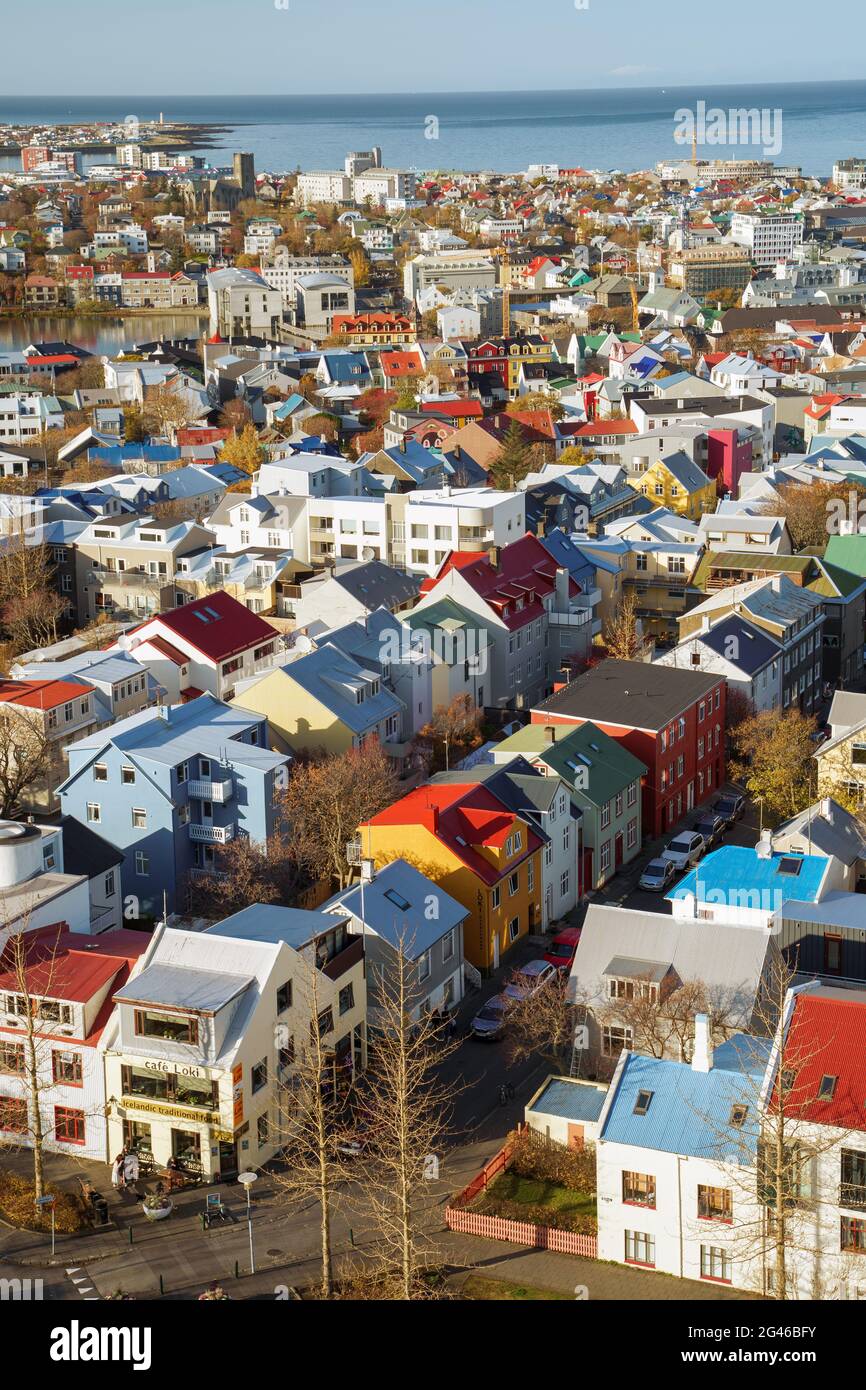 The cityscape of the capital of Iceland - Reykjavik Stock Photo - Alamy