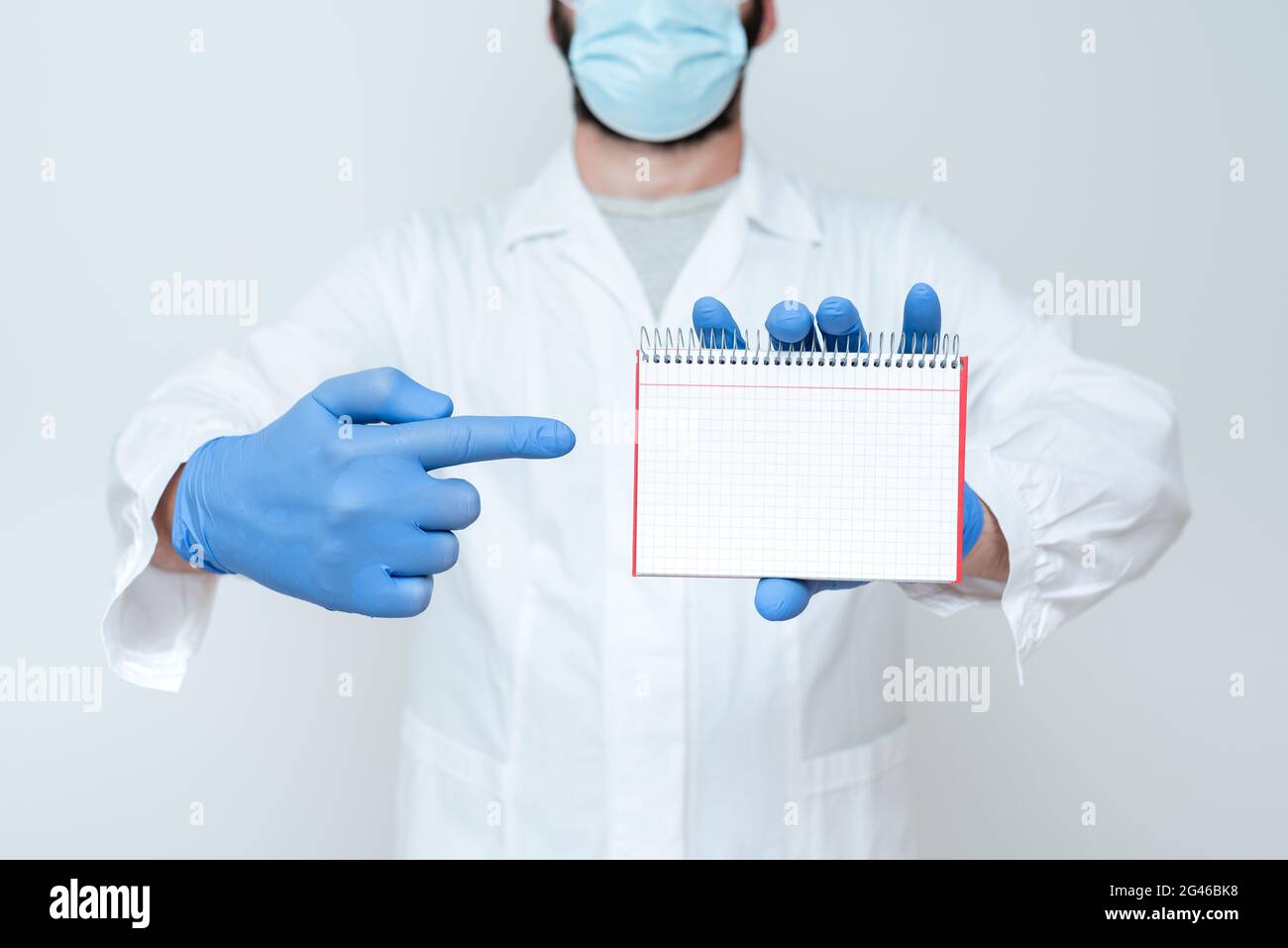 Scientist Presenting New Research, Chemist Planning Advance Procedures ...