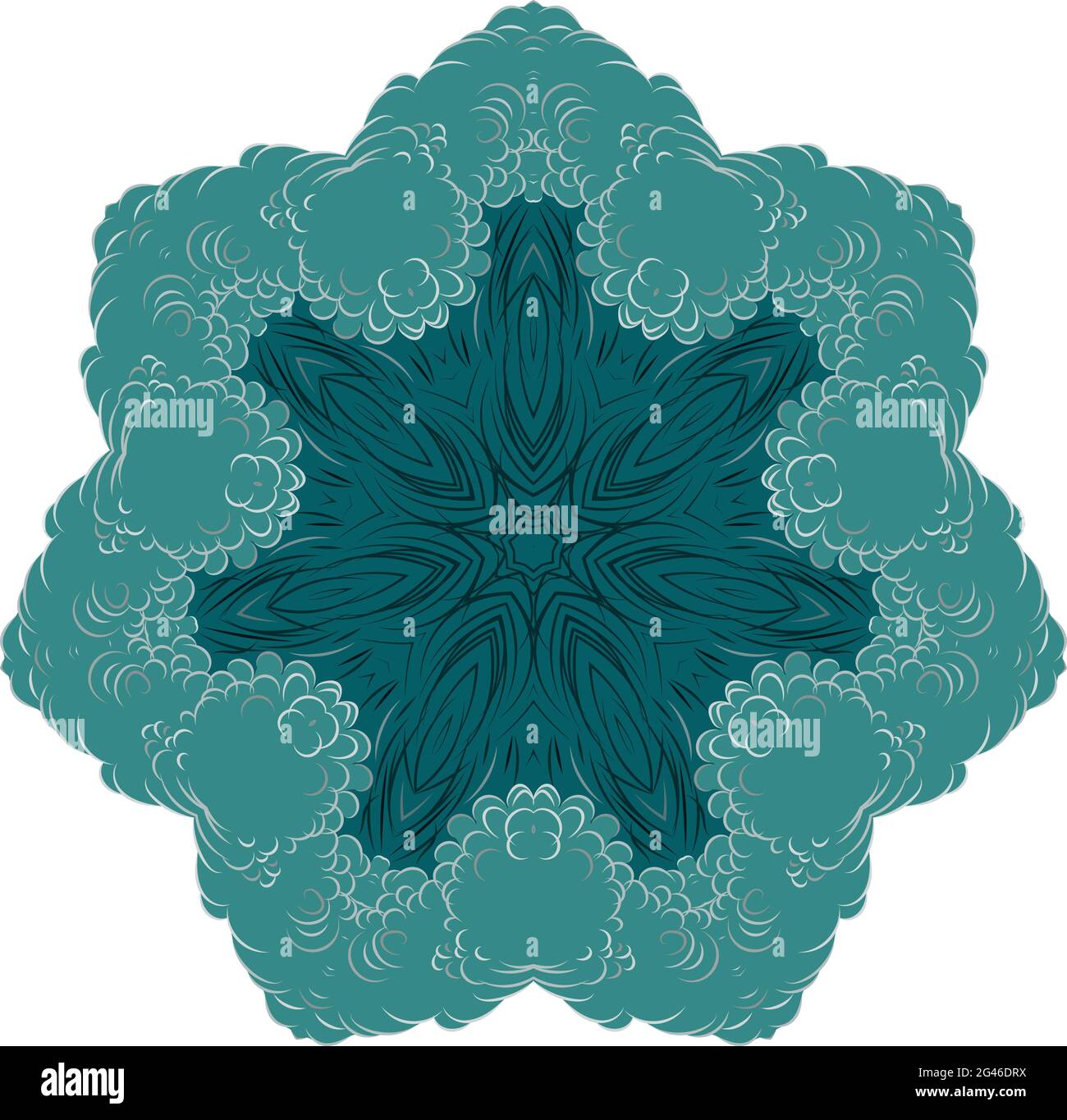 Circular pattern form mandala, Vector Illustration EPS 8 Stock Vector ...